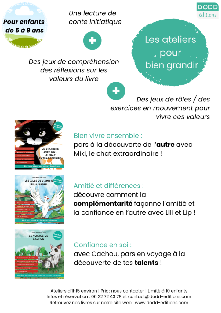 "Les ateliers pour bien grandir" - Dodd Editions - Des livres faciles à ...